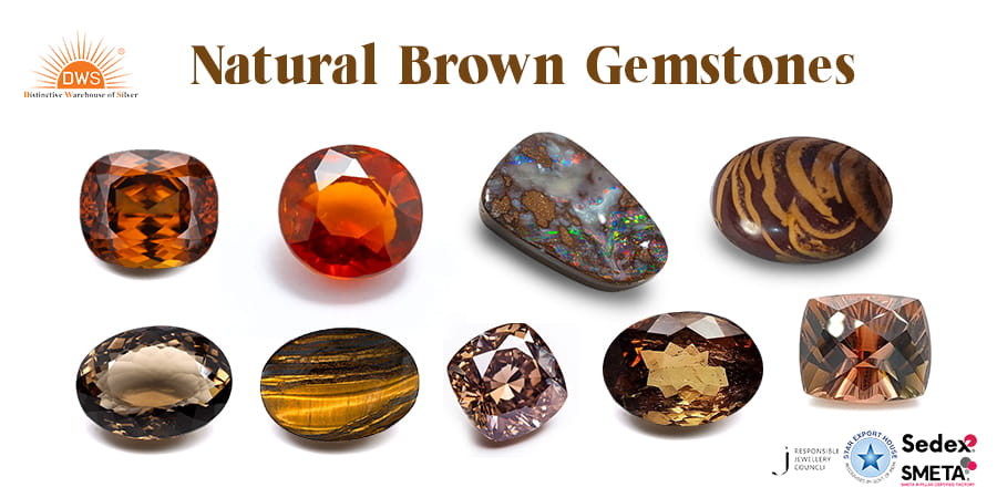 Complete List of Natural Brown Gemstones: Names & Benefits